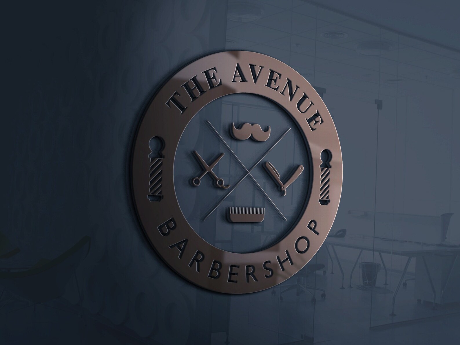 Professional Barber Logo Parlor Shop Logo Hair Style Hair Stylist Logo ...