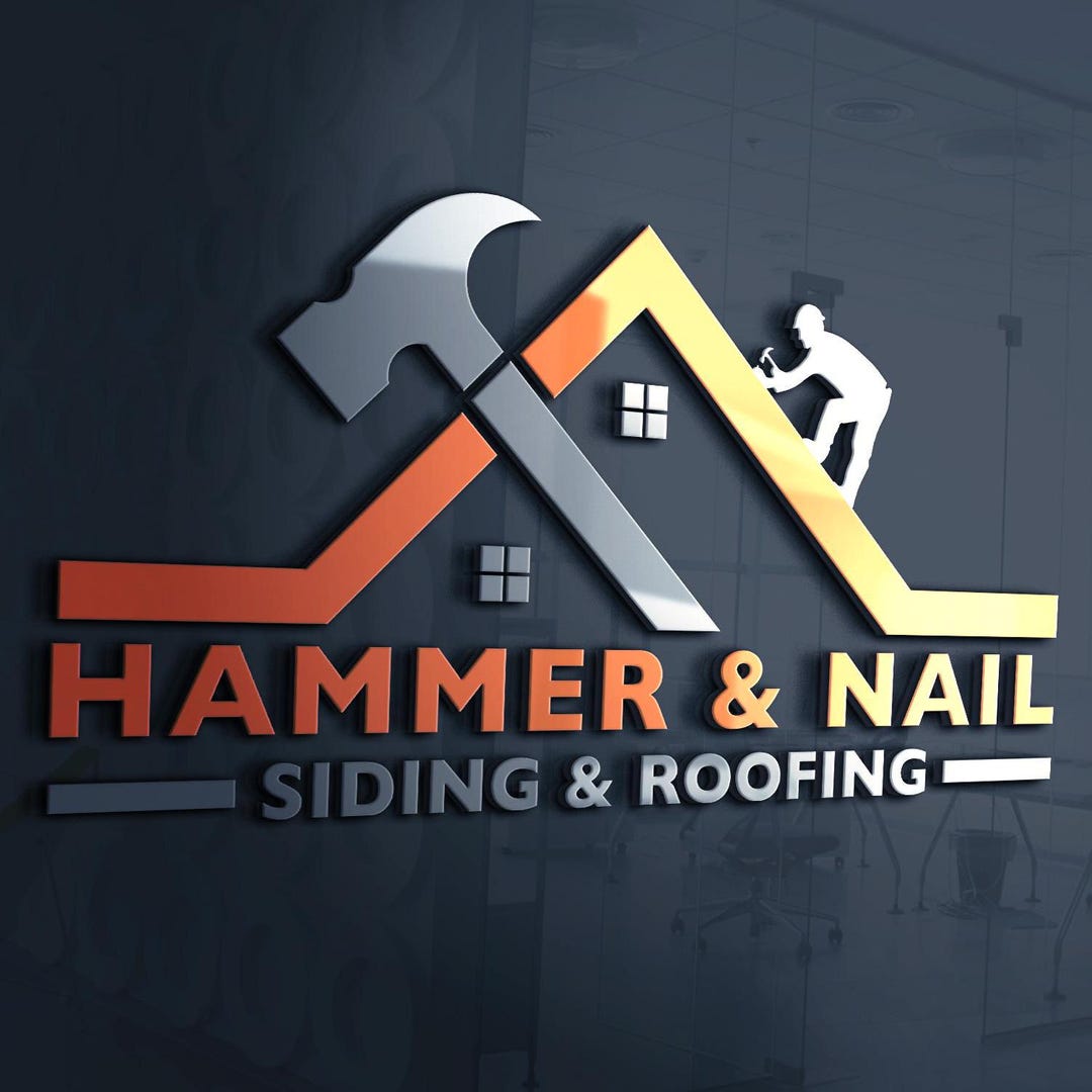 Home Repair Logo | Roofing Business Logo | Construction Logo | Roofing ...