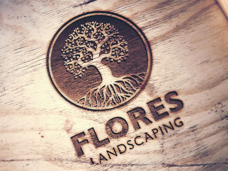 Landscaping Logo Design Tree Service Logo Tree Logo - Etsy