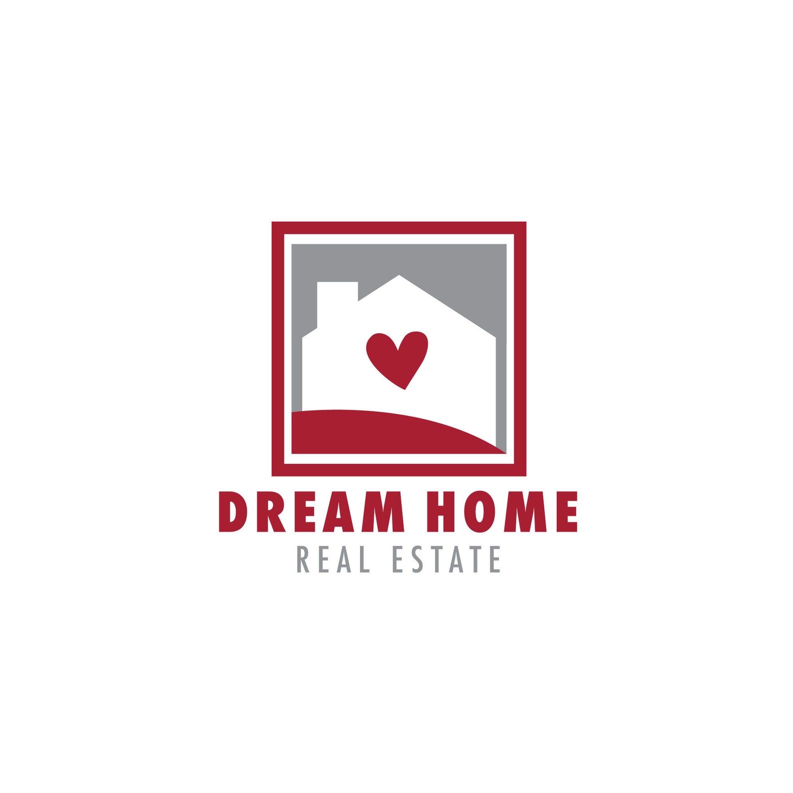 Realtor Logo Design | Real Estate Logo | Heart Logo | Heart Shaped ...