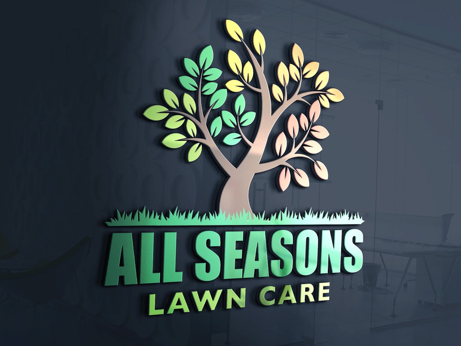 Lawn Care Logo Lawn Maintenance Logo Landscaping Logo - Etsy