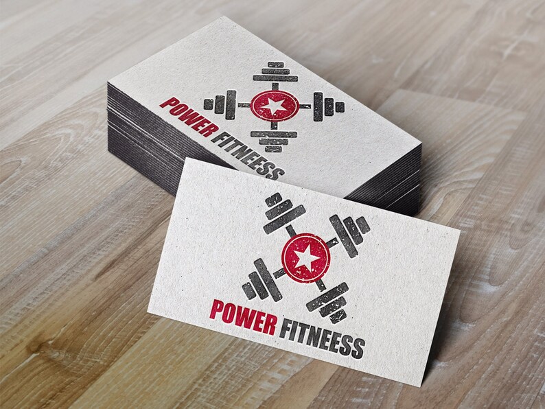 Professional Fitness Logo Customizable Logo Design - Etsy