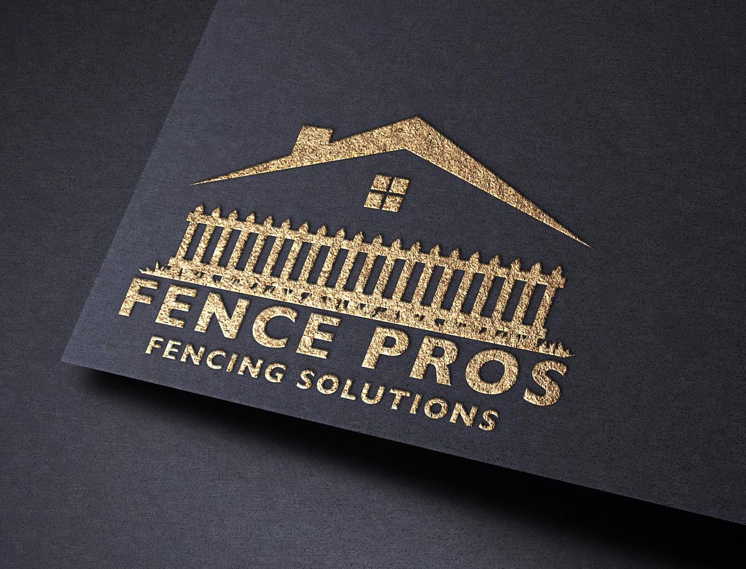 Fencing Business Logo | Fence Repair Logo | Fencing Solutions Logo ...