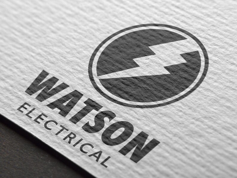 Electrician Logo Design Electrical Design Electric Company - Etsy