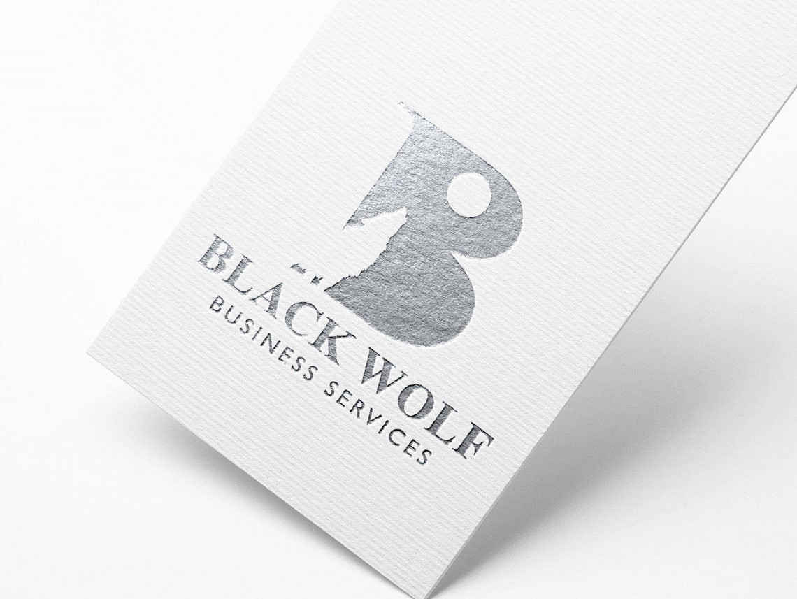 Wolf Logo Design Logo Design Custom Logo Design Black - Etsy
