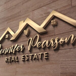 Real Estate Logo Heart Logo Heart Design House Real Estate Logo Realtor ...