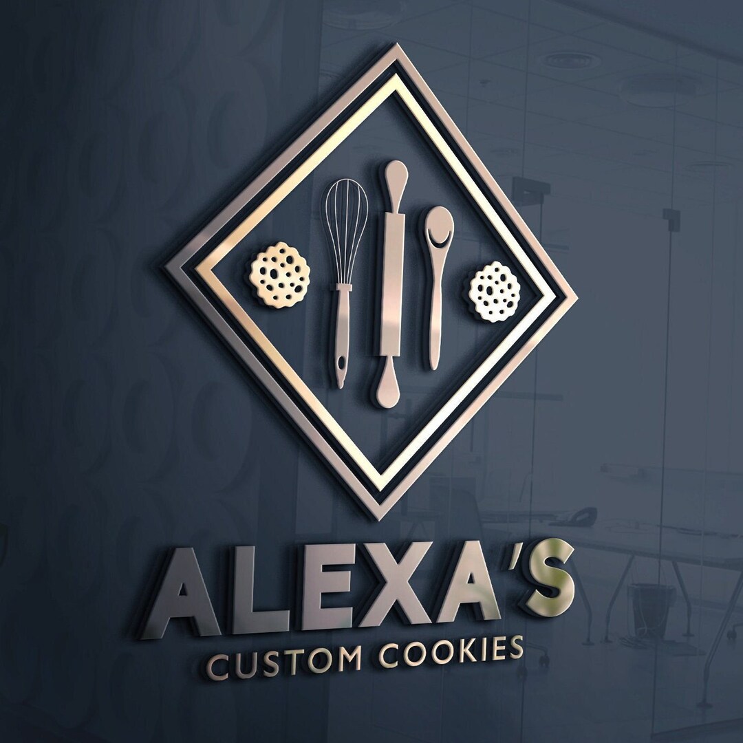 Cookie Logo Design Cookies Desert Sweets Bakery Baker Bakery Shop ...