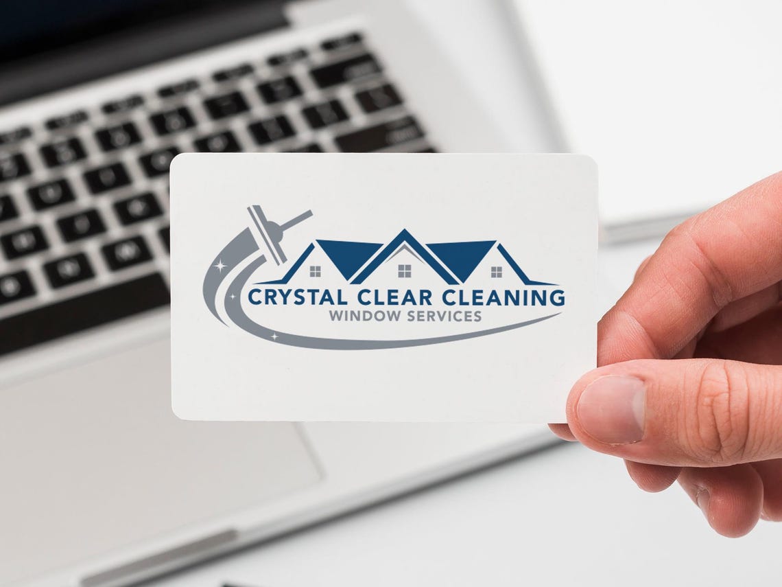 Window Cleaning Business Logo Design | Window Services Logo | House ...