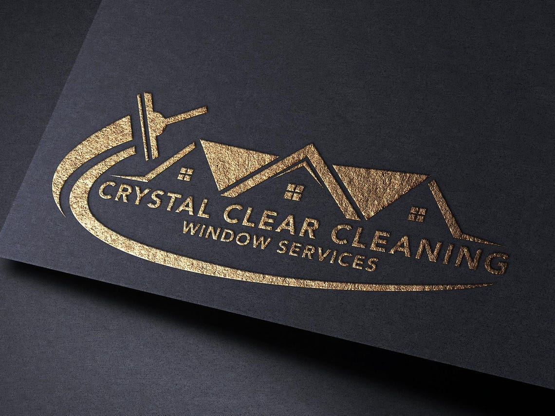 Window Cleaning Business Logo Design | Window Services Logo | House ...