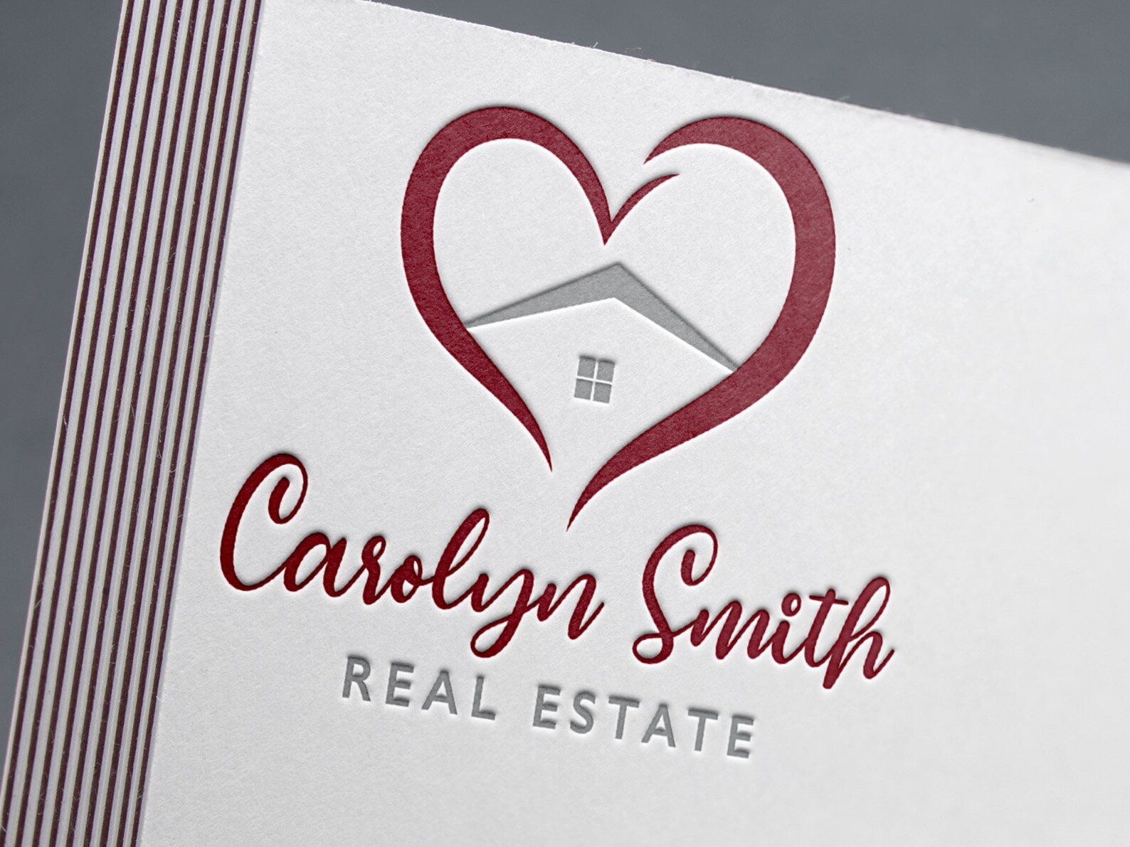 Realtor Logo Real Estate Logo Heart Logo House Logo - Etsy