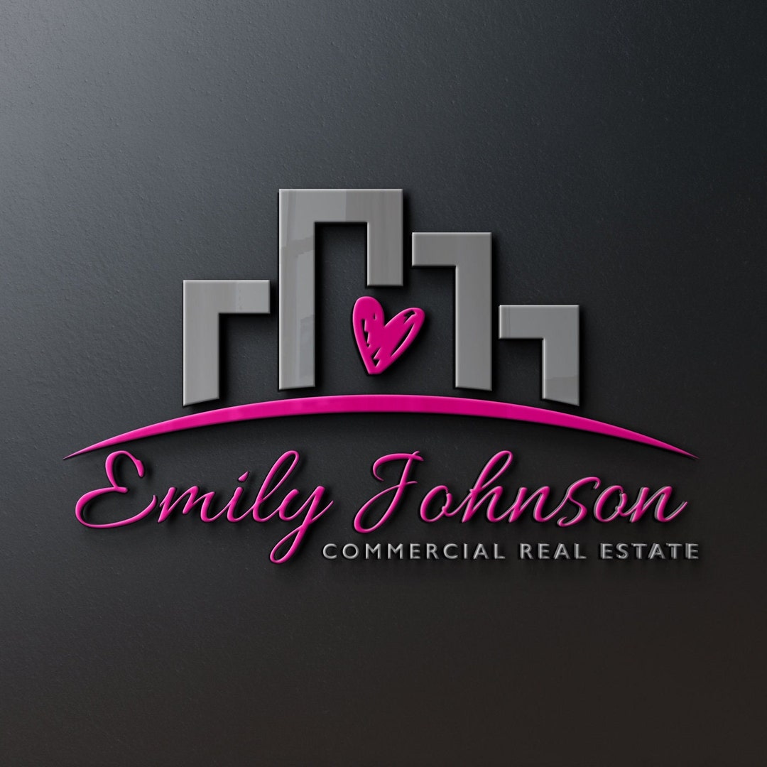 Real Estate Logo | Heart Design | Realtor Logo | Realty Logo | Realtor ...