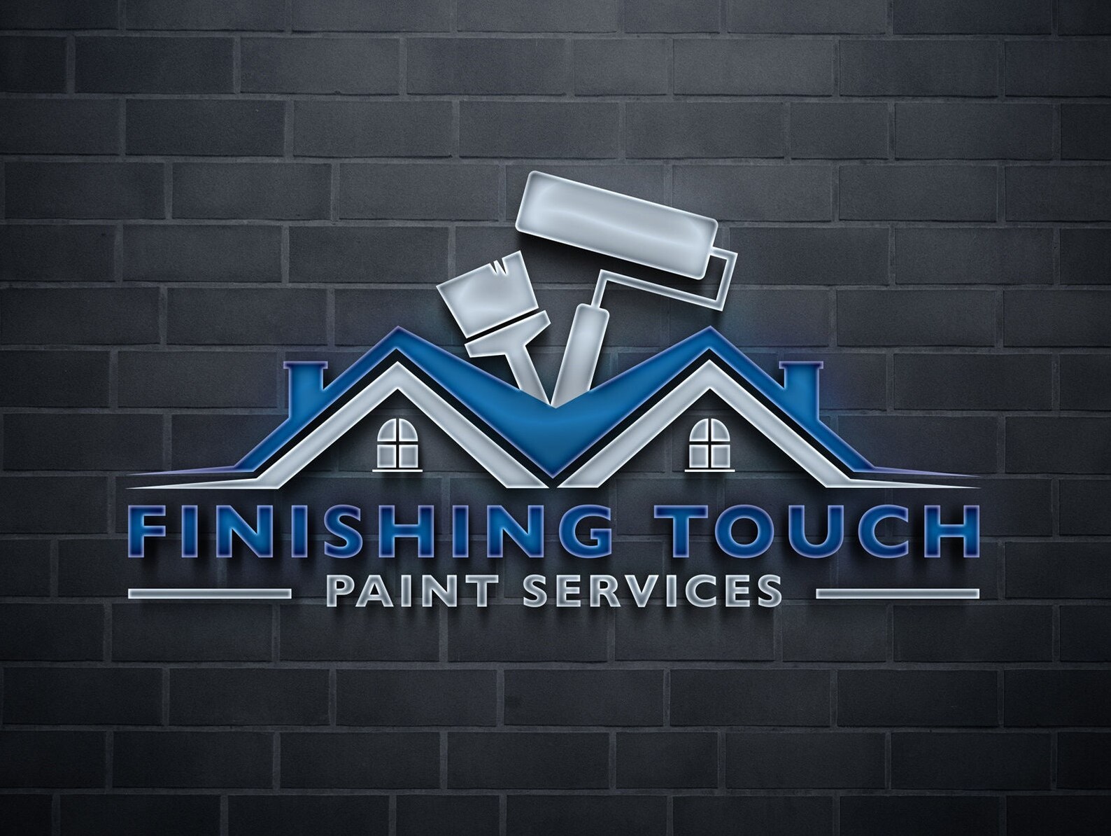 Painting Business Logo Design | Painting Company Logo | Paint Brush ...