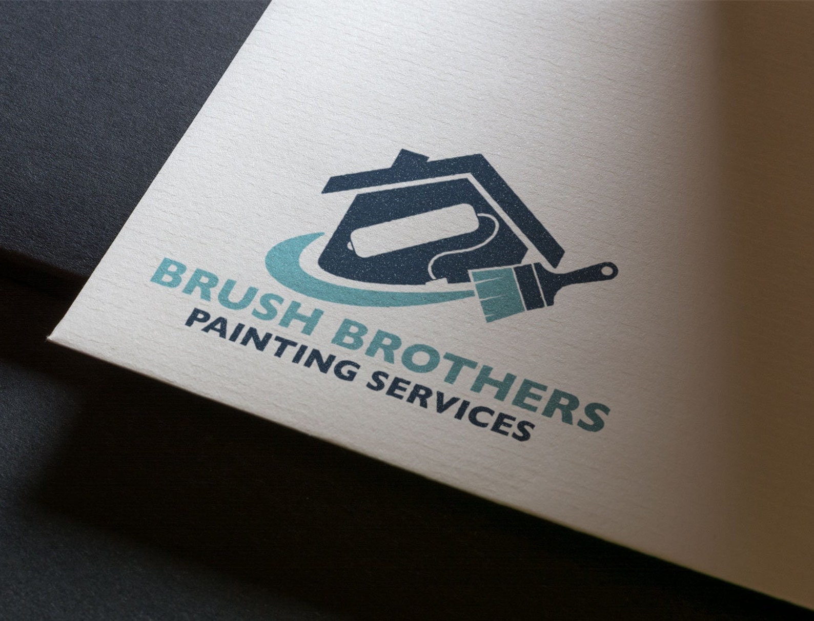 Painting Business Logo | Paint Brush Design | Paint Roller | Painting ...