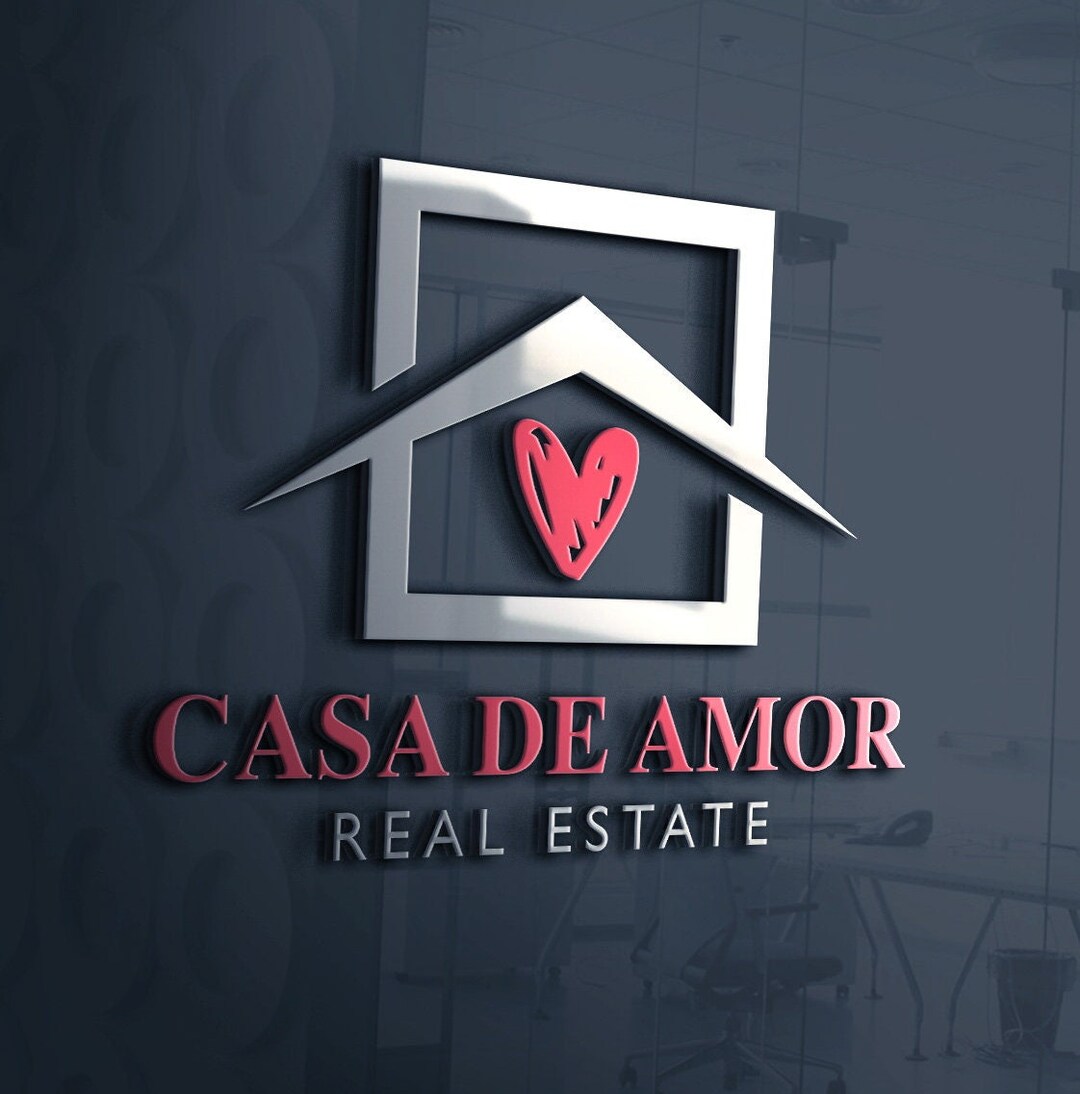 Realtor Logo Design | Real Estate Logo | Heart Logo | House Logo | Home ...