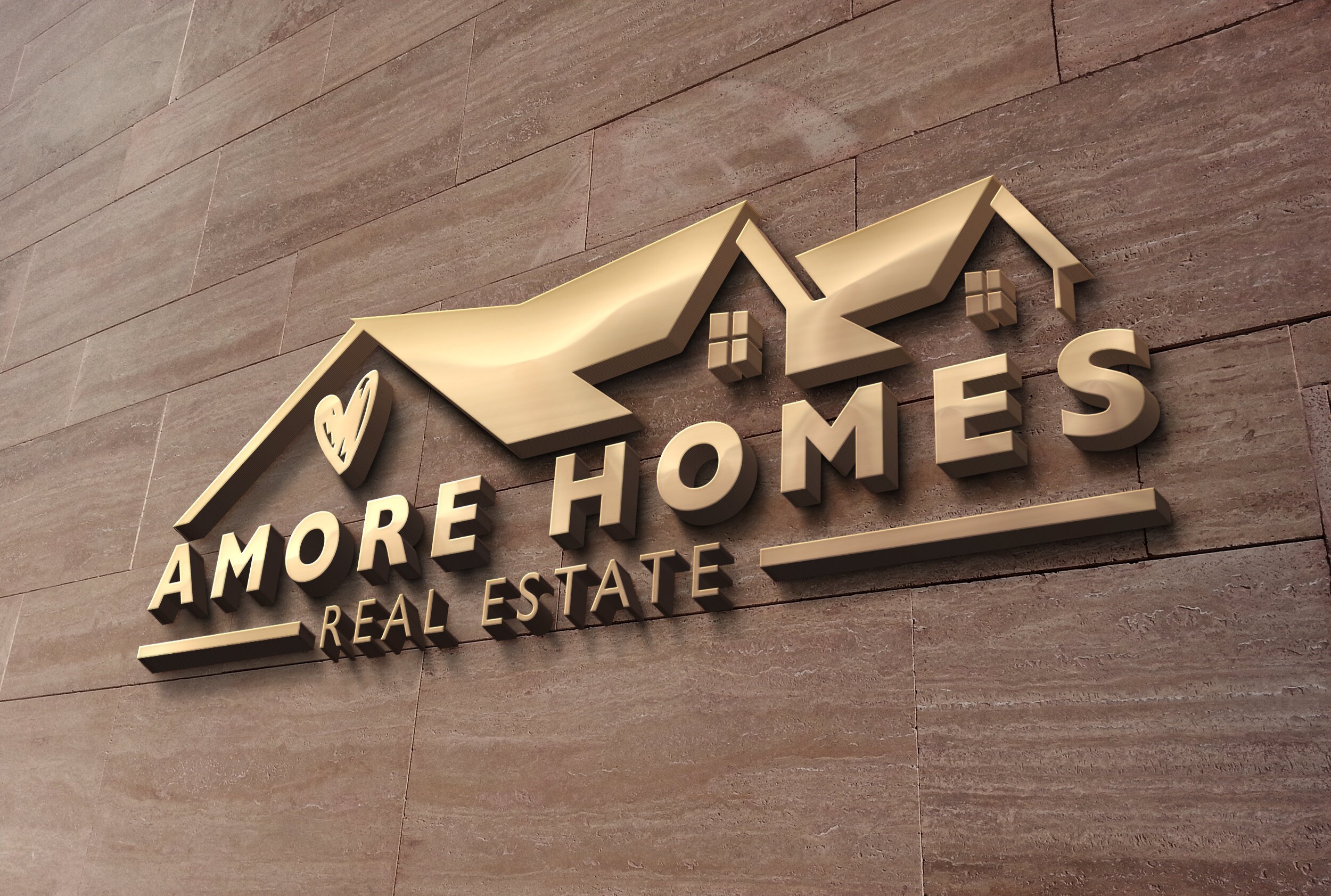 Realtor Logo Heart Real Estate Design Realtor Marketing | Etsy