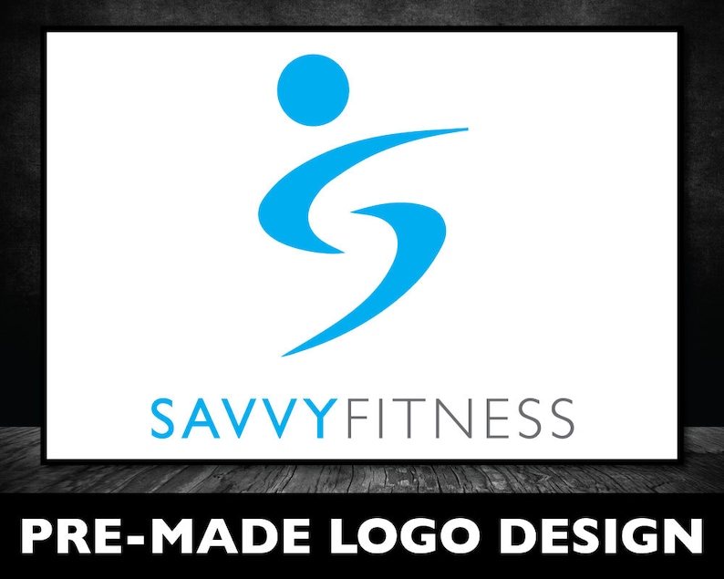 Logo Design Fitness Logo Health Logo Letter S Logo Fit | Etsy