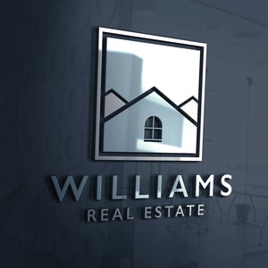 Window Business Logo Real Estate Marketing Logo Design - Etsy