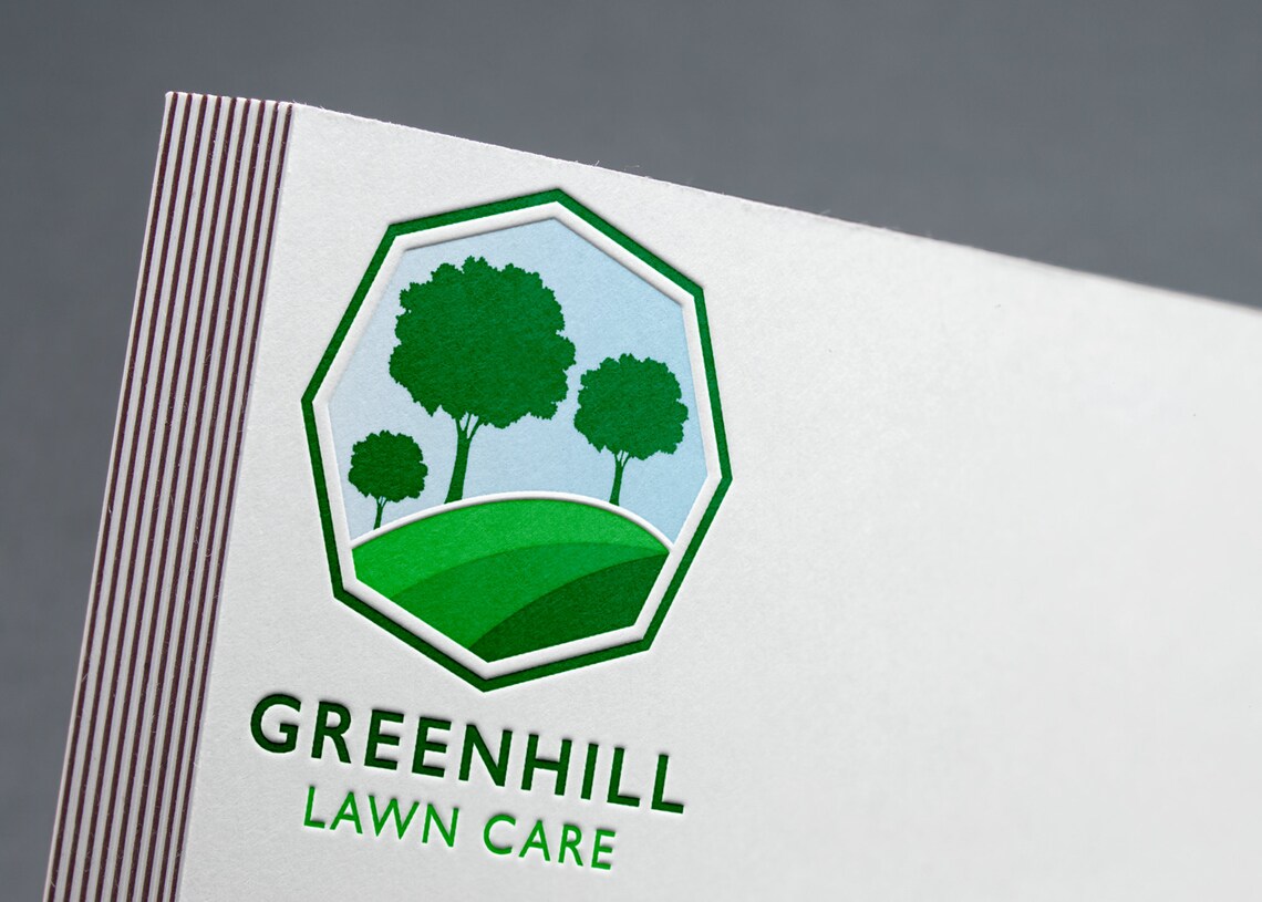 Tree Service Logo Design Logo Landscaping Logo Lawn Care | Etsy