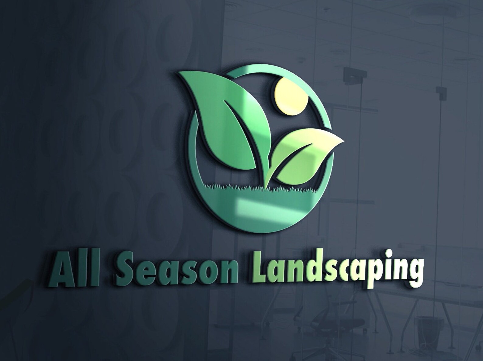 Landscaping Business Logo Design Lawn Care Company Logo - Etsy