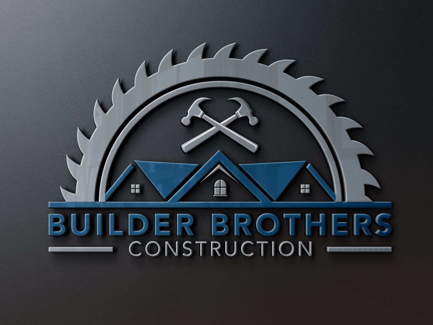 Construction Logo Design Construction Company Home - Etsy Australia
