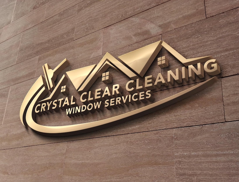 Window Cleaning Business Logo Design | Window Services Logo | House ...