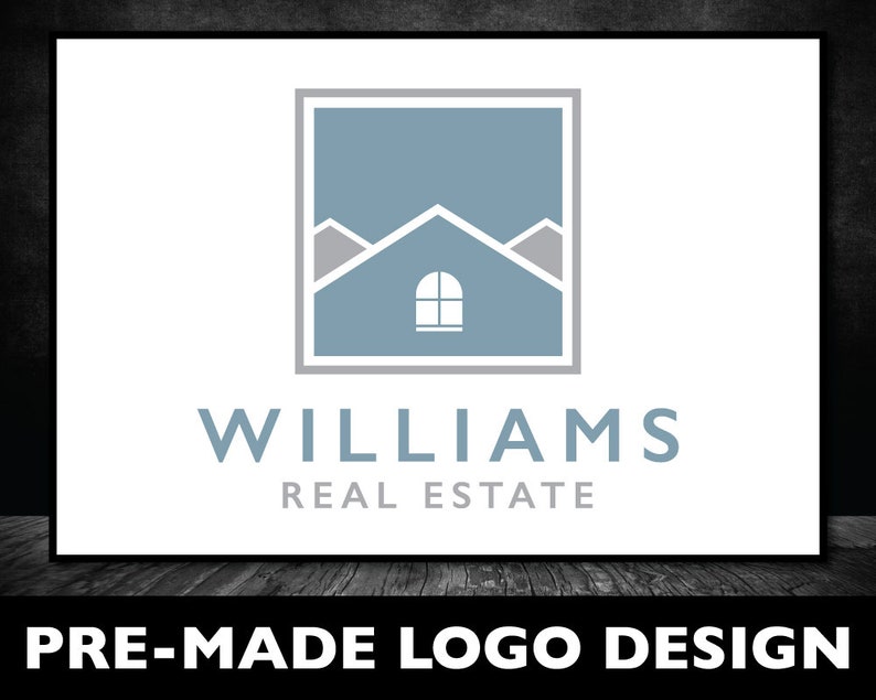 Window Business Logo Real Estate Marketing Logo Design - Etsy