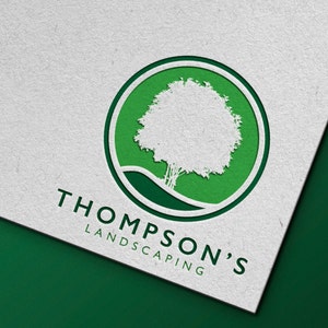Landscaping Logo Design | Landscape Business | Tree Service Logo | Tree ...
