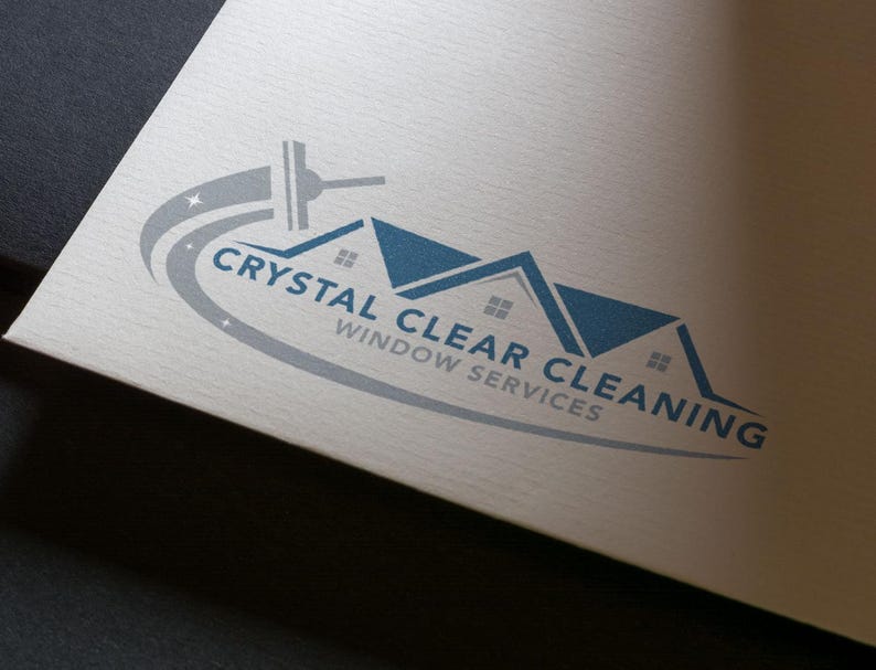 Window Cleaning Business Logo Design | Window Services Logo | House ...