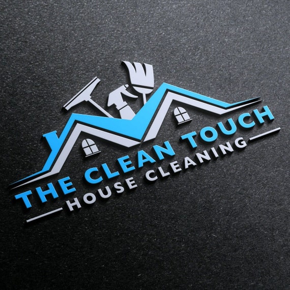 Pin Cleaning Company Logos Retro Cleaning Logo Stock Illustrations