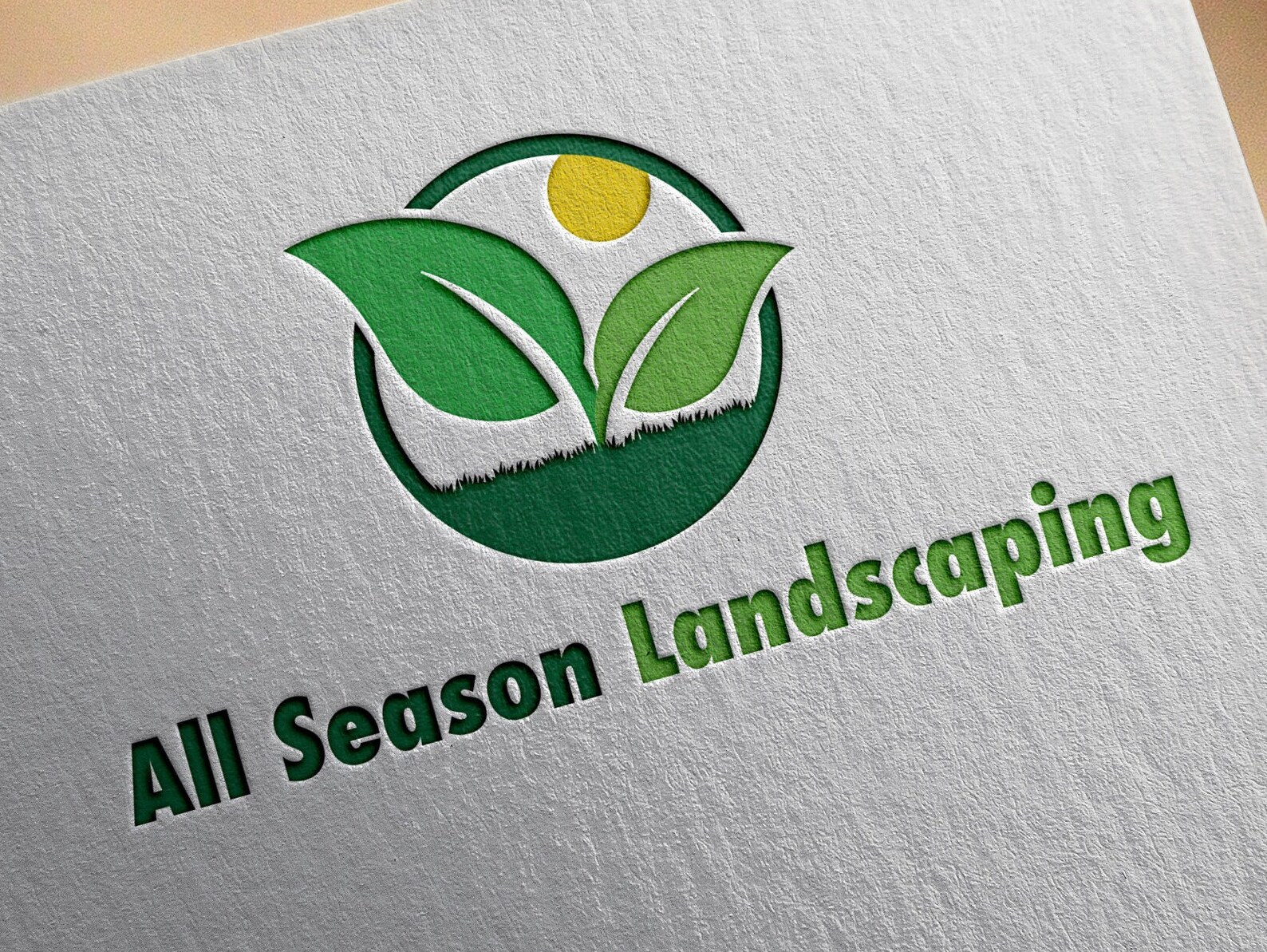 Landscaping Business Logo Design Lawn Care Company Logo - Etsy