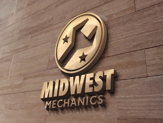 Logo Design Mechanic Logo Mechanic Shop Handyman Logo - Etsy