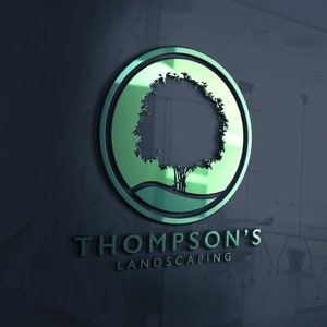 Tree Logo Design Landscaping Logo Landscape Logo Lawn - Etsy