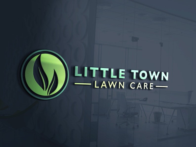 Landscaping Company Logo Design Lawn Maintenance Logo Lawn | Etsy
