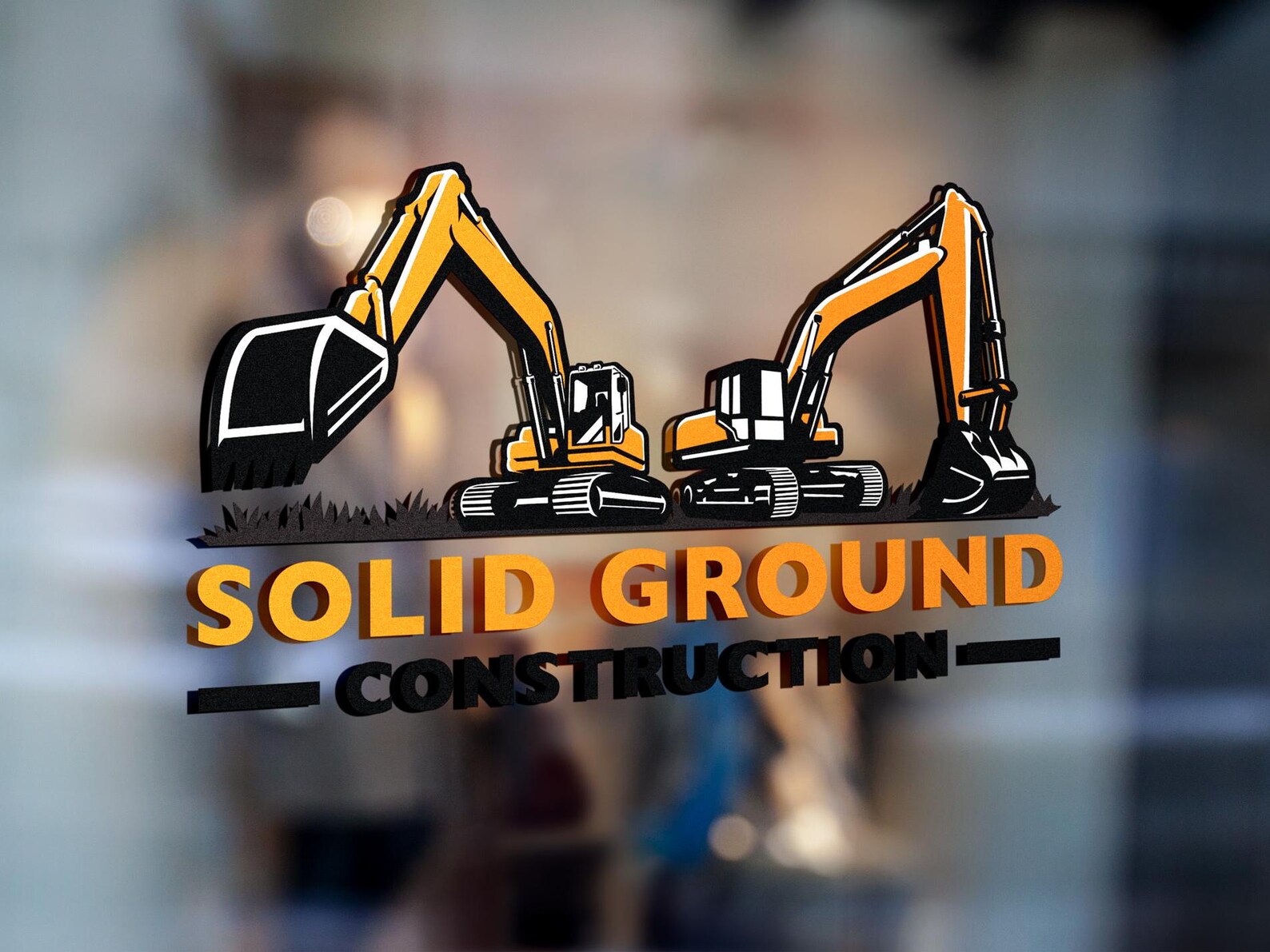 Construction Logo Design | Excavation Business Logo | Excavator Logo ...