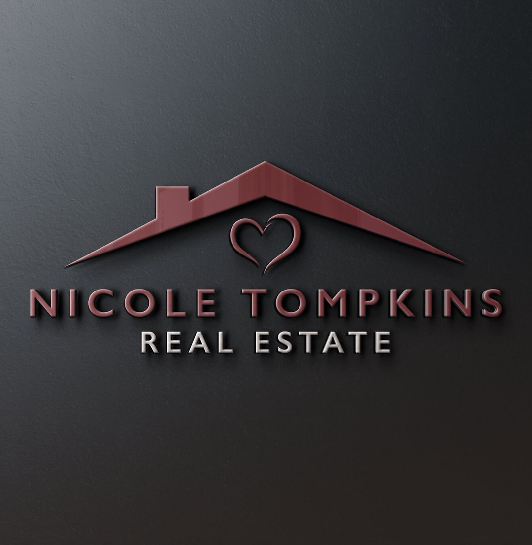 Heart Logo Design | Home Logo | House Logo | Personal Brand | Home ...