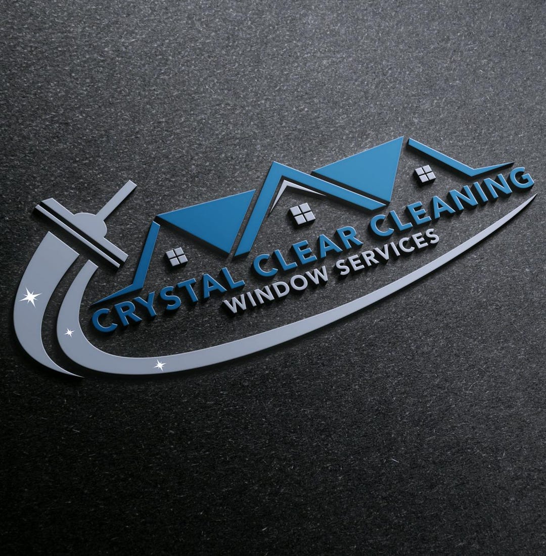 Window Cleaning Business Logo Design | Window Services Logo | House ...