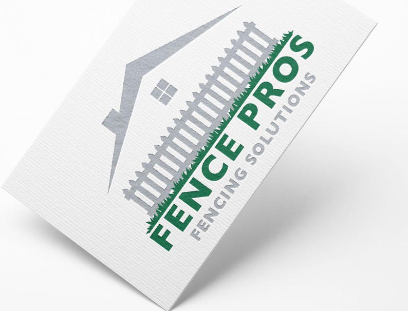 Fencing Business Logo | Fence Repair Logo | Fencing Solutions Logo ...