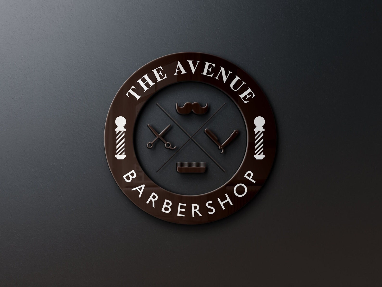 Professional Barber Logo Parlor Shop Logo Hair Style Hair Stylist Logo ...