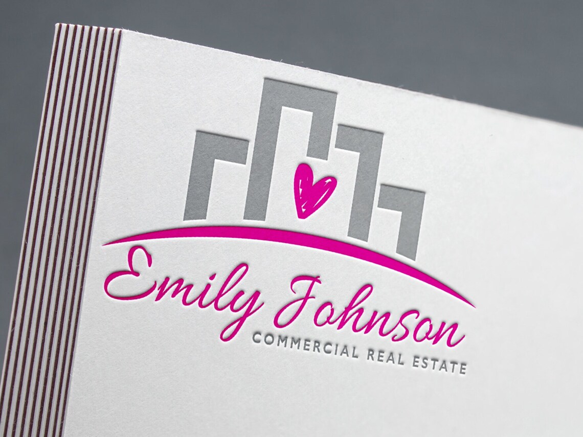 Real Estate Logo | Heart Design | Realtor Logo | Realty Logo | Realtor ...