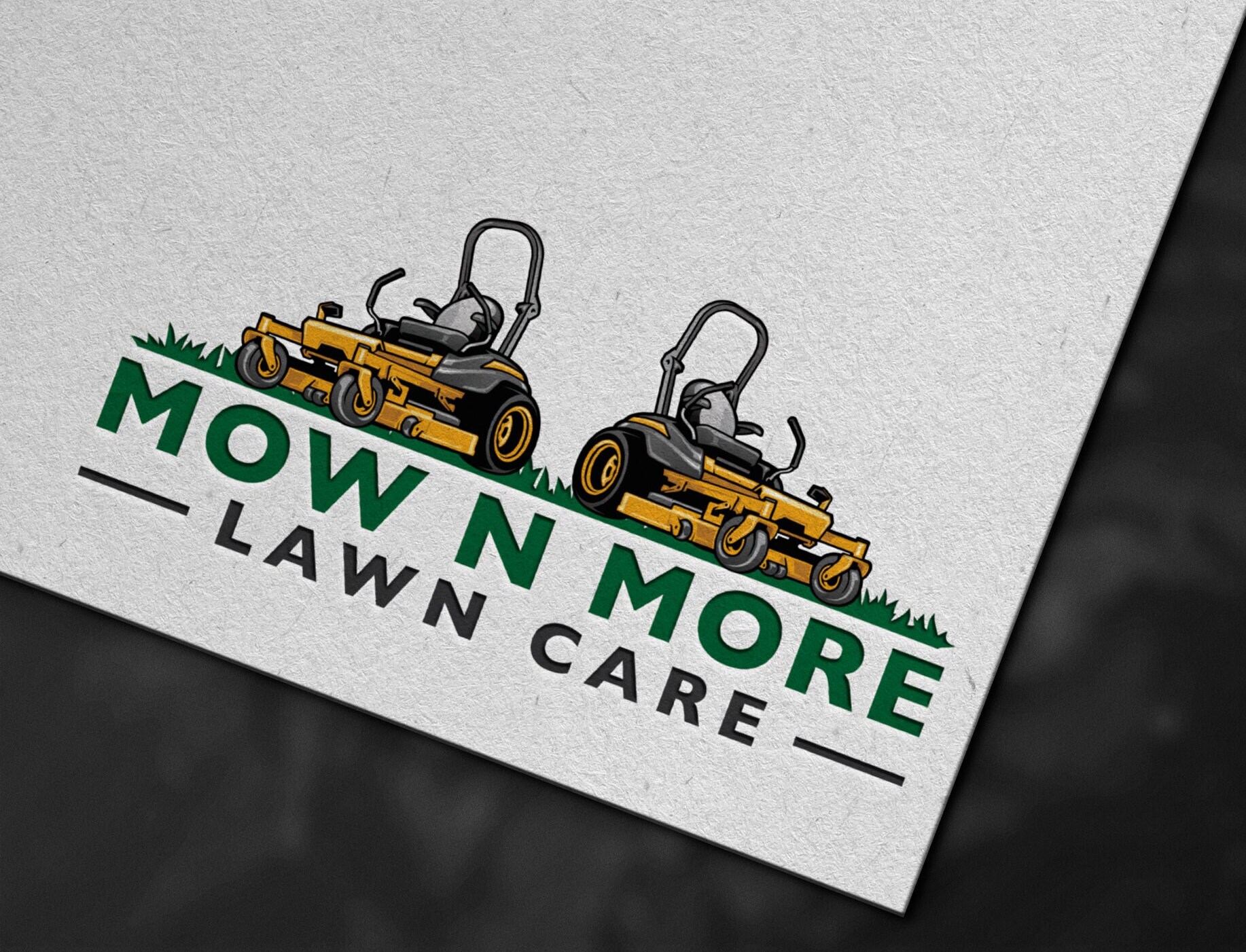 Lawn Care Company Logo | Landscaping Business Logo | Lawn Maintenance ...