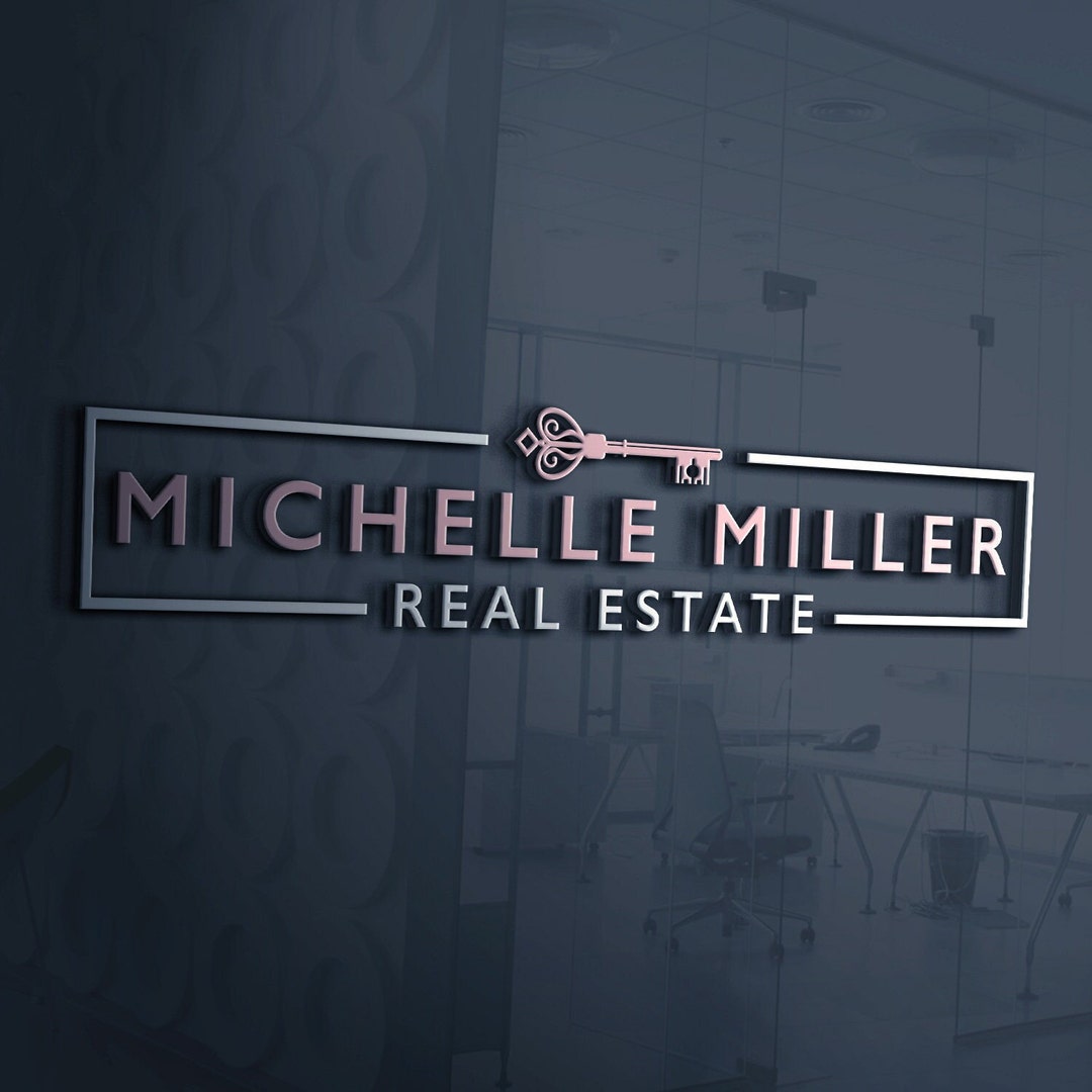 Real Estate Logo | Realtor Logo | Logo Design | Vintage Key | Luxury ...