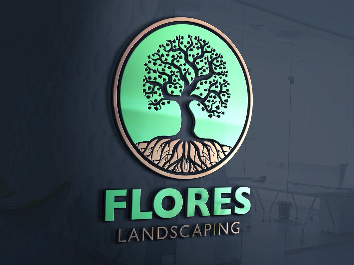 Landscaping Logo Design Tree Service Logo Tree Logo - Etsy
