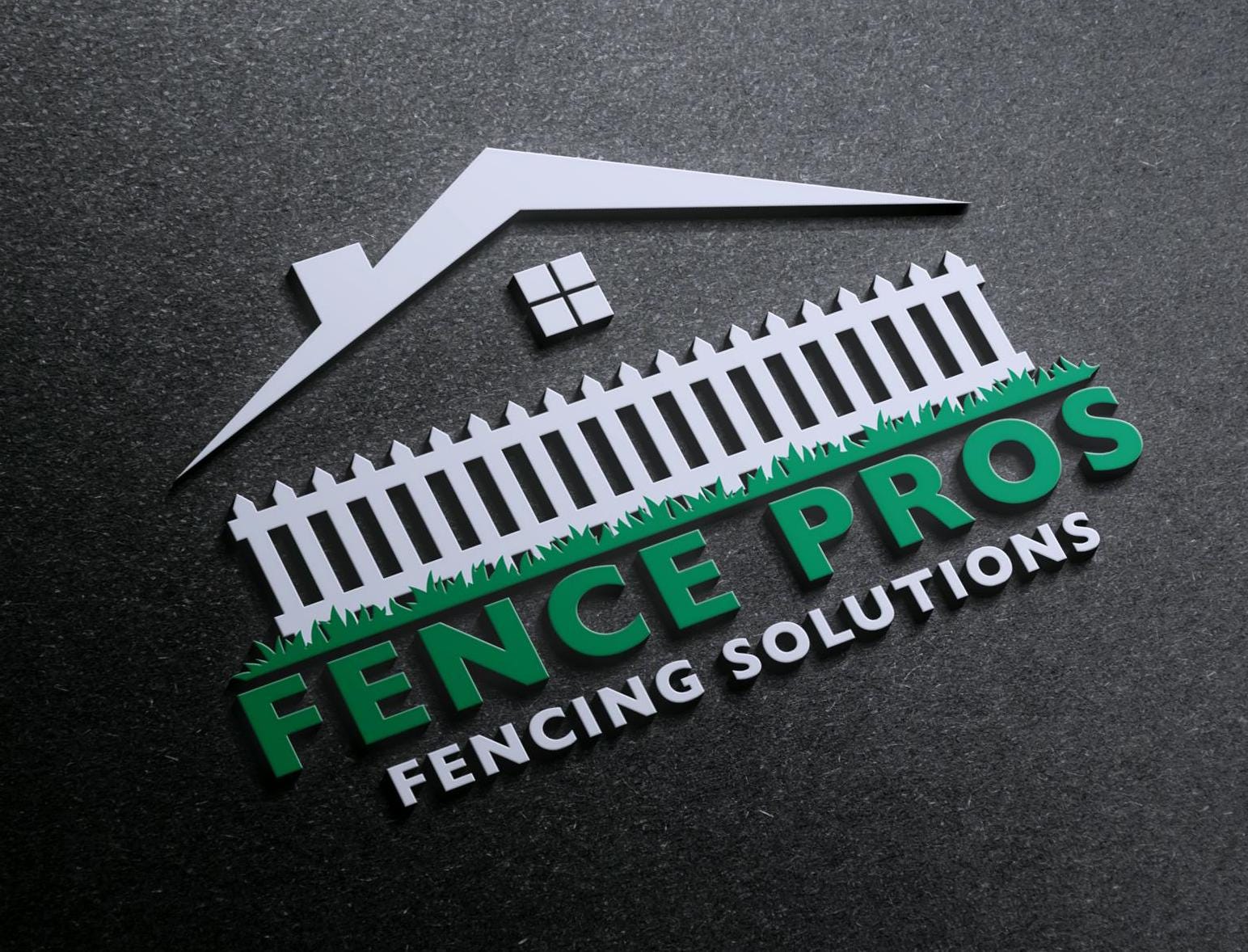 Fencing Business Logo | Fence Repair Logo | Fencing Solutions Logo ...