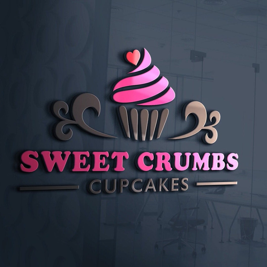 Cupcake Logo Design | Cupcake Logo | Desert | Sweets | Bakery Logo ...