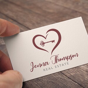 Realtor Logo Design | Vintage Key Design | Heart Logo Design | Real ...