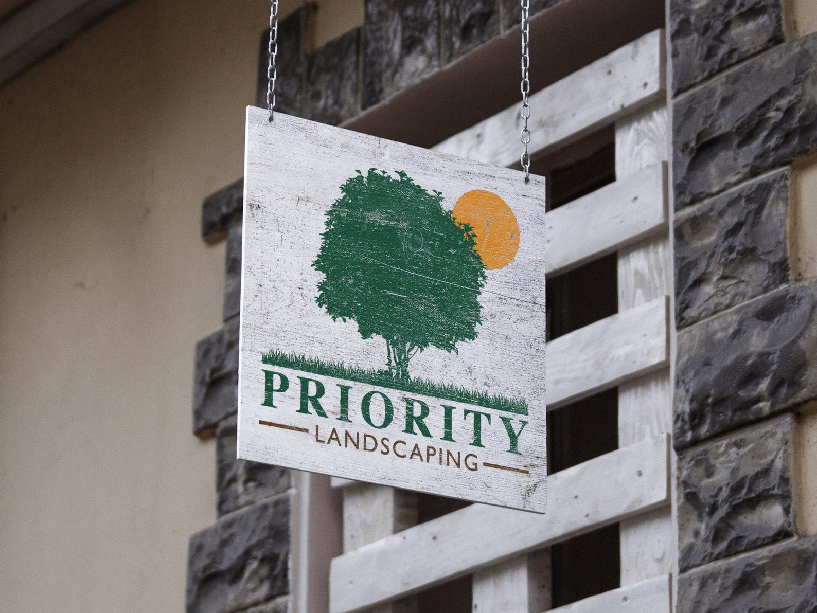 Landscape Logo Design Tree Logo Grass Logo Landscaping - Etsy