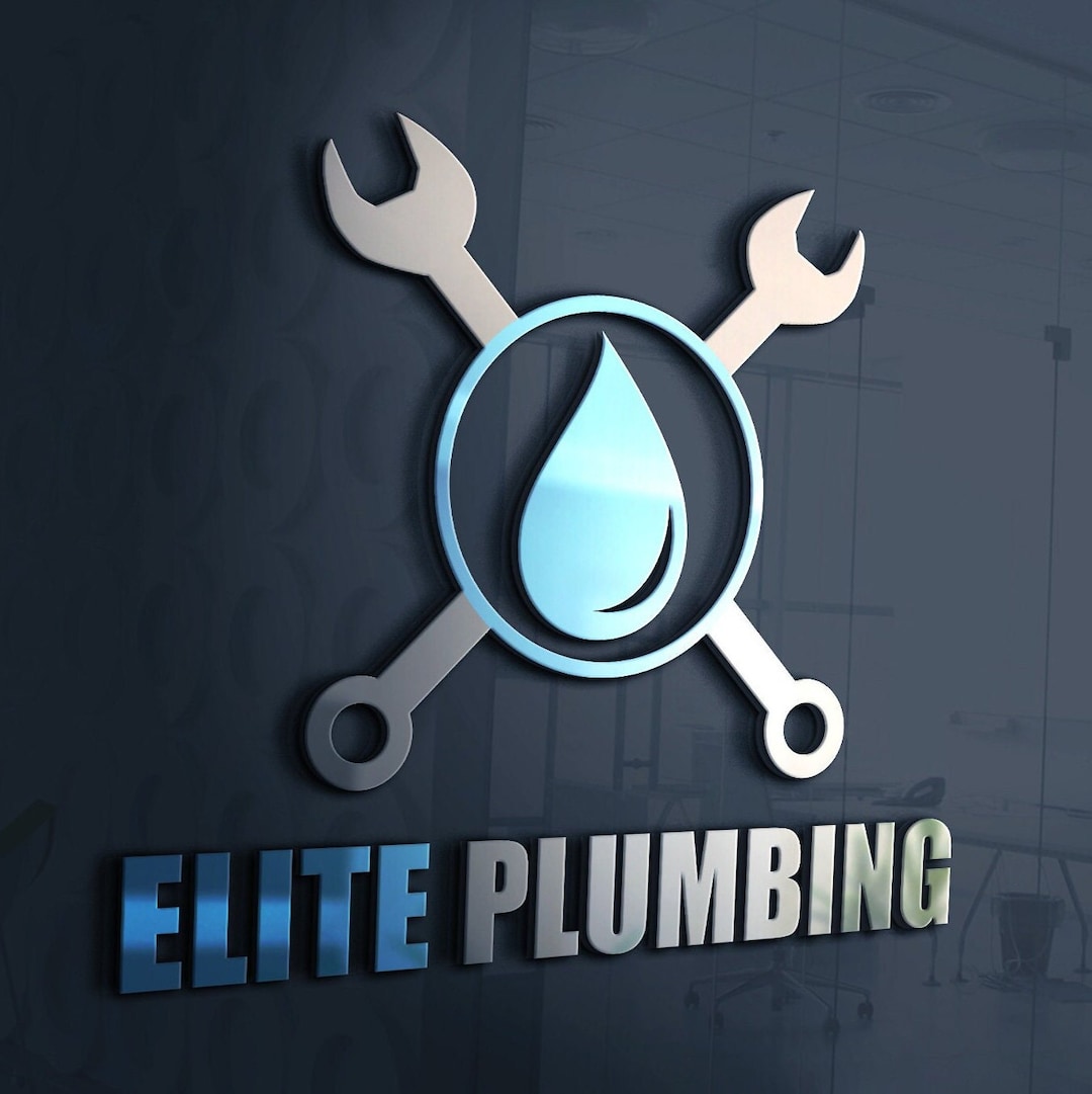 Plumbing Business Logo | Plumber Logo | Plumbing Design | Water Drop ...