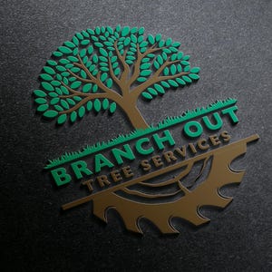 Tree Service Business Logo Design | Tree Logo Design | Lawn Care Logo ...