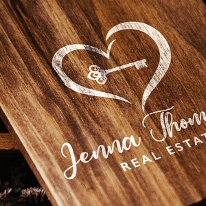 Realtor Logo Design | Vintage Key Design | Heart Logo Design | Real ...