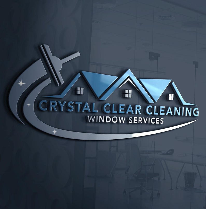 Window Cleaning Business Logo Design | Window Services Logo | House ...